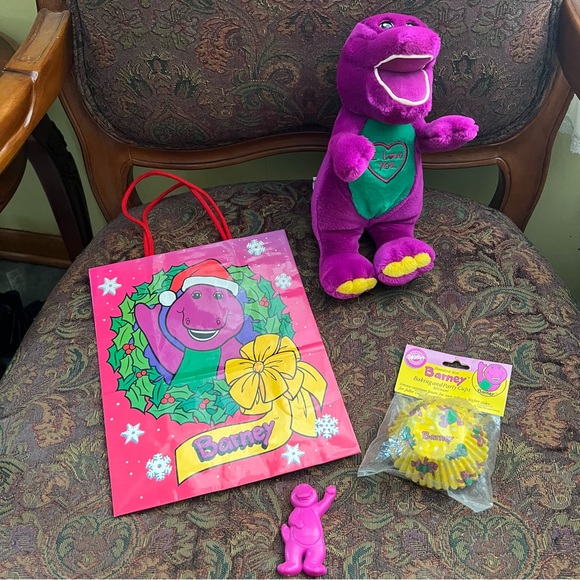 Barney and Friends | Toys | Vintage Barney The Purple Dinosaur Lot ...